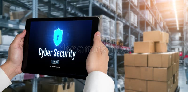 Cyber Security System on Computer Screen Protect Private Information ...