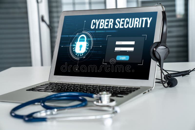 Cyber Security System on Computer Screen Protect Private Information ...