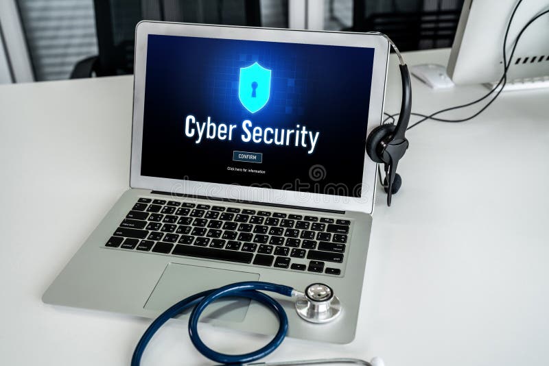 Cyber Security System on Computer Screen Protect Private Information ...