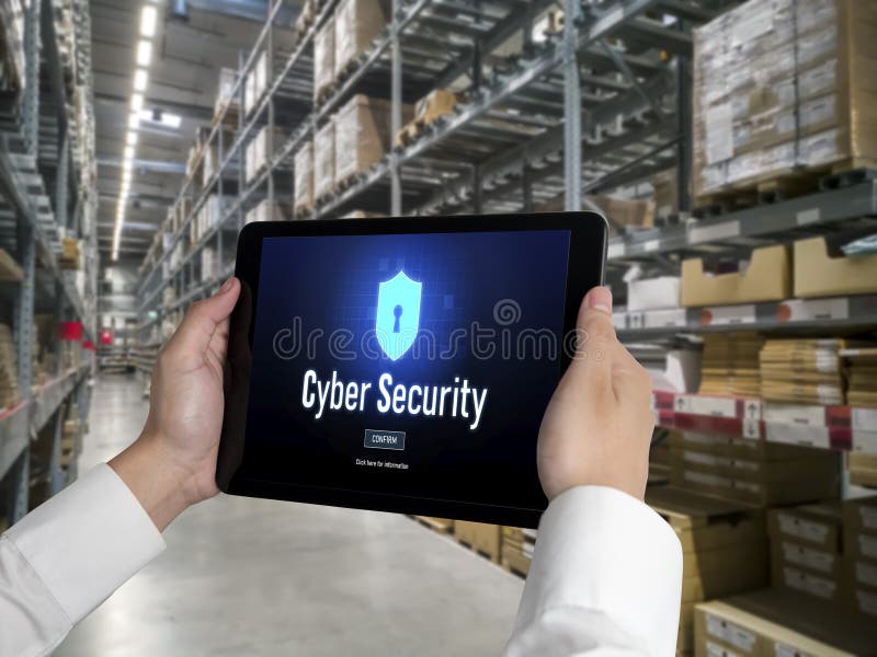 Cyber Security System on Computer Screen Protect Private Information ...