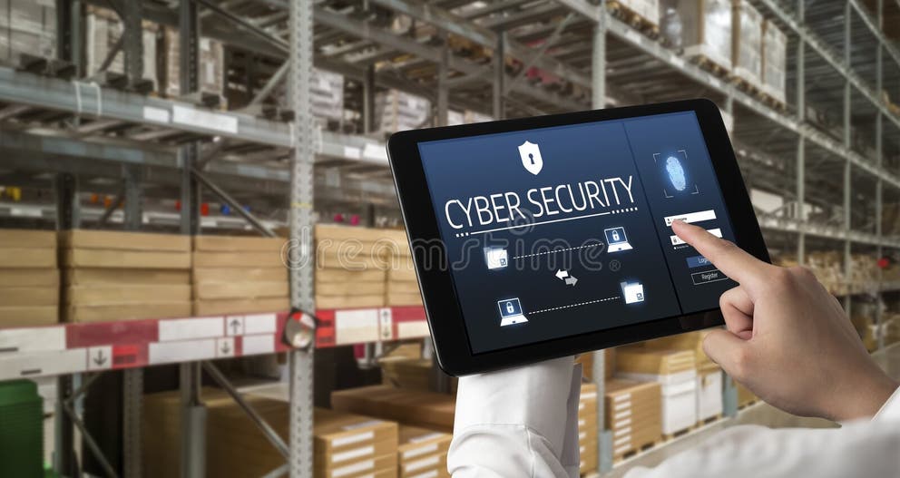 Cyber Security System on Computer Screen Protect Private Information Snugly Stock Image - Image ...