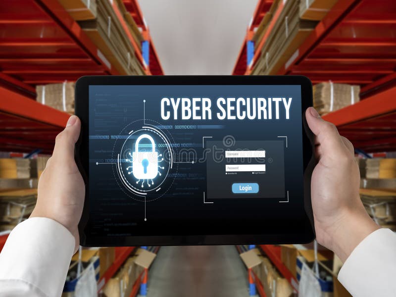 Cyber Security System on Computer Screen Protect Private Information ...