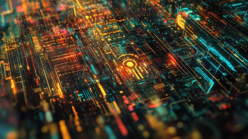 Cyber Security System Protecting Digital Information on Futuristic ...