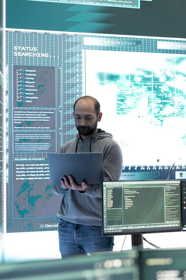 Cyber Security Team Conducting Cyber Surveillance in Governmental ...