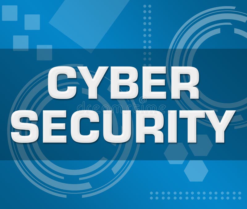 Cyber Security Technology Background Square Stock Illustration ...