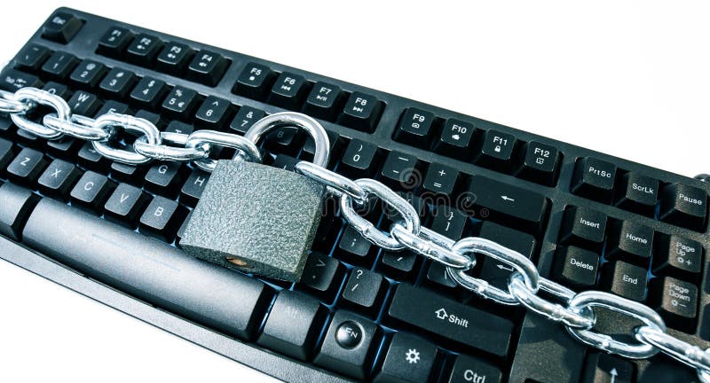 Computer ID Theft alert stock image. Image of expire, communication ...