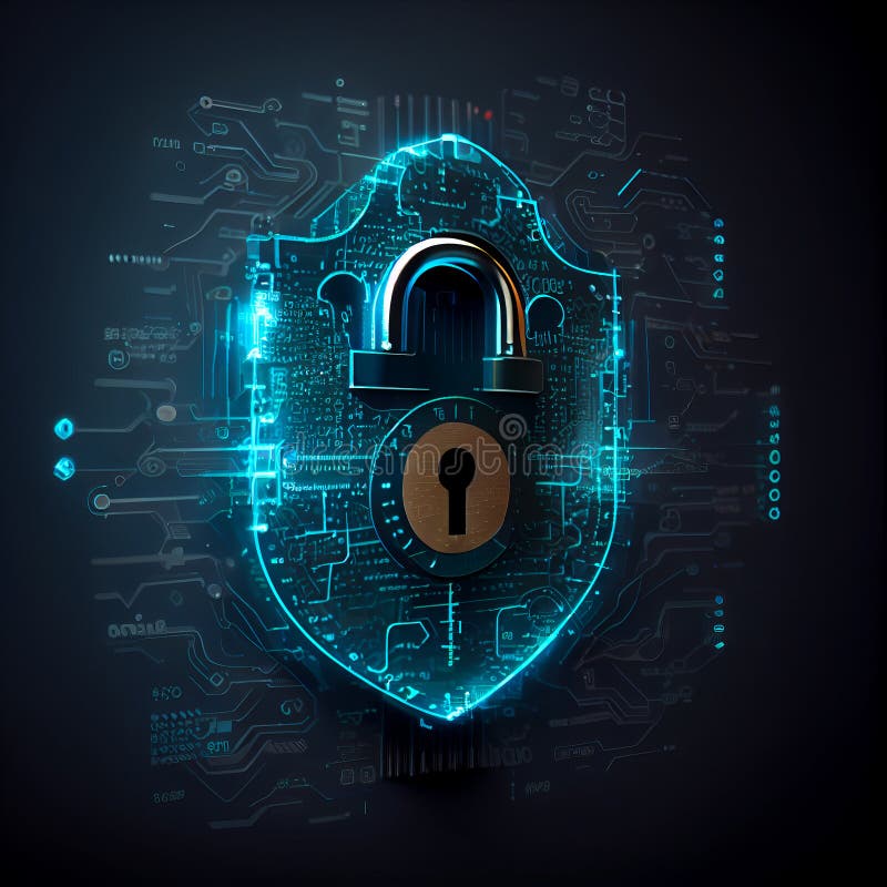 Cyber Security Technology Concept. Generative Ai Stock Photo - Image of ... Cyber Security Technology Concept. Generative Ai Stock Photo - Image of ...