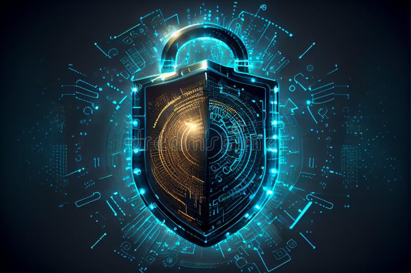 Cyber Security Technology Concept. Generative Ai Stock Image - Image of ... Cyber Security Technology Concept. Generative Ai Stock Image - Image of ...