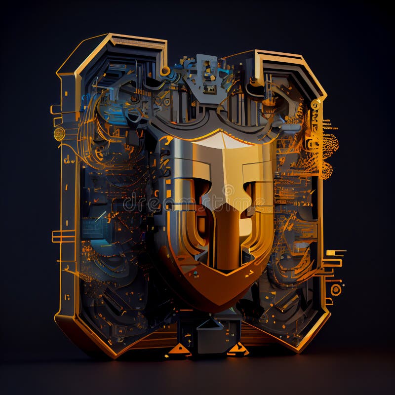 Cyber Security Technology Concept. Generative Ai Stock Image - Image of ... Cyber Security Technology Concept. Generative Ai Stock Image - Image of ...
