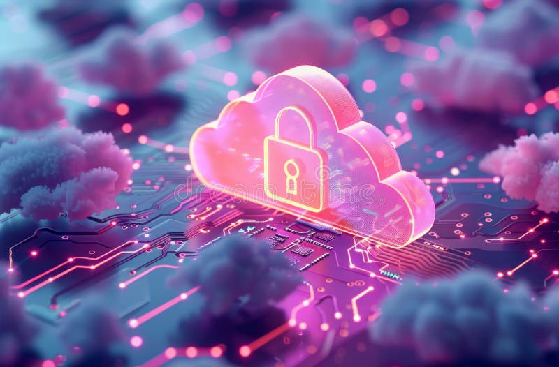 Cyber Security Technology Smart Motherboard Chip and Cloud Service.AI ...