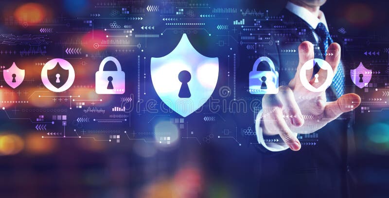 Cyber Security Theme with Businessman Stock Photo - Image of crime ... Cyber Security Theme with Businessman Stock Photo - Image of crime ...