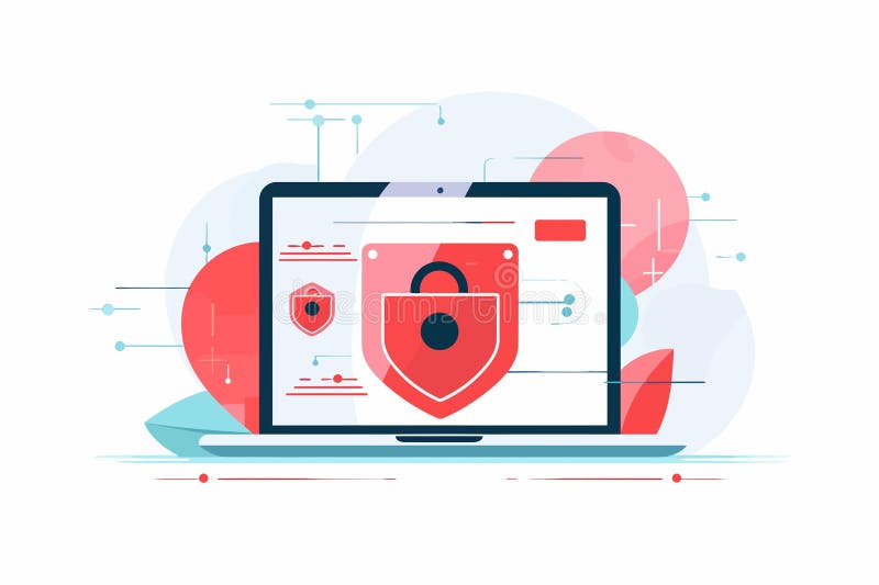 Cyber Security Vector Flat Minimalistic Isolated Vector Style ...