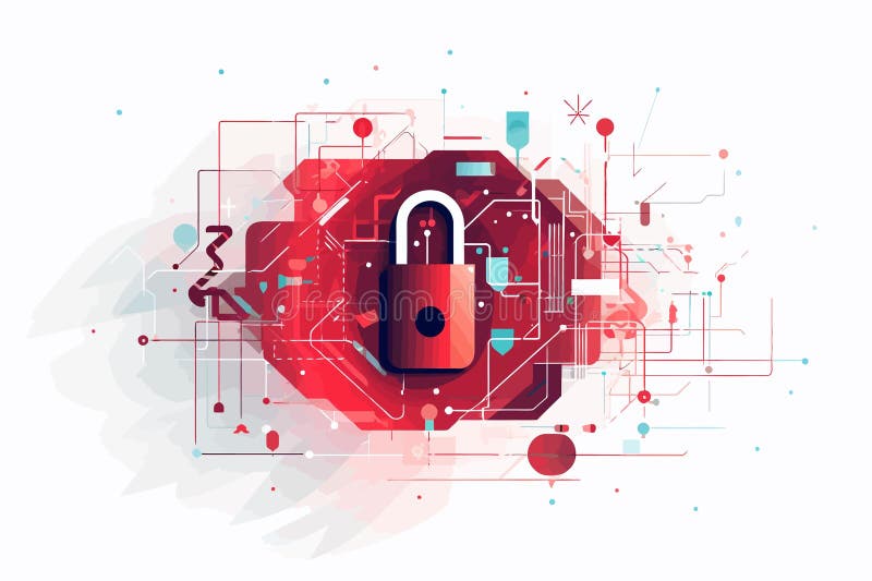 Cyber Security Vector Flat Minimalistic Isolated Vector Style ...