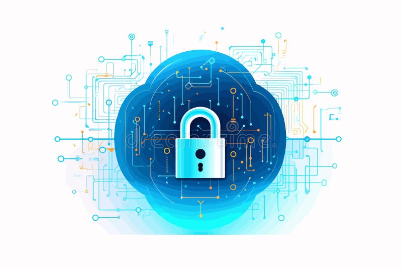 Cyber Security Vector Flat Minimalistic Isolated Vector Style ...