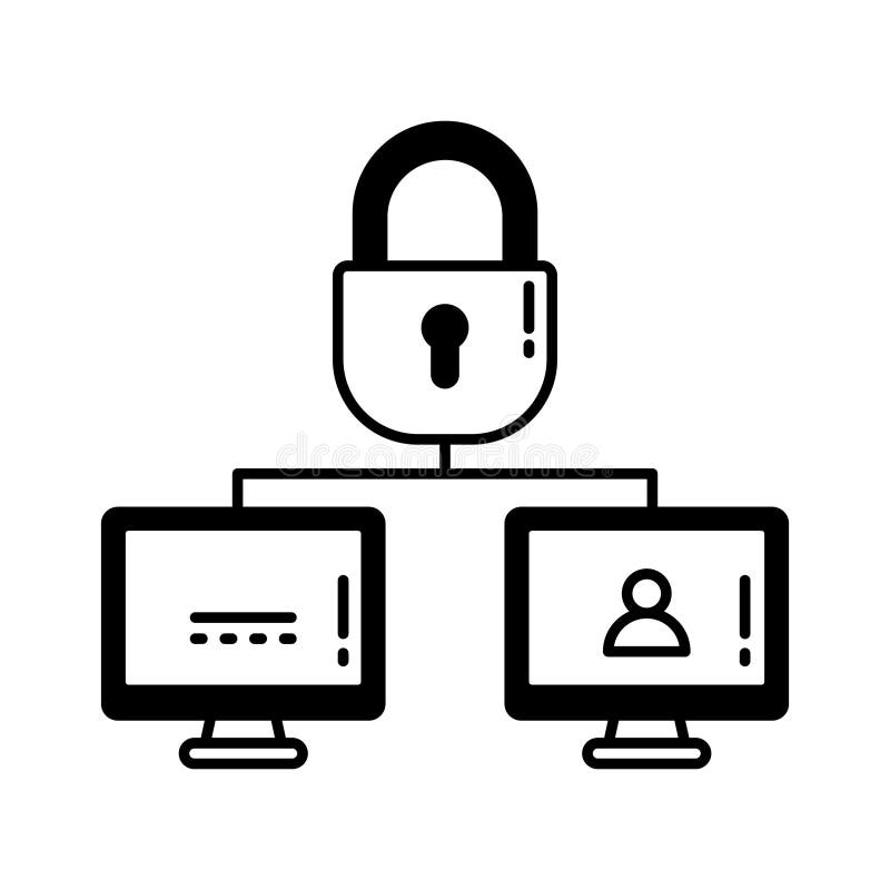 Cyber Security Vector Icon Which Can Easily Modify or Edit Stock Vector ...