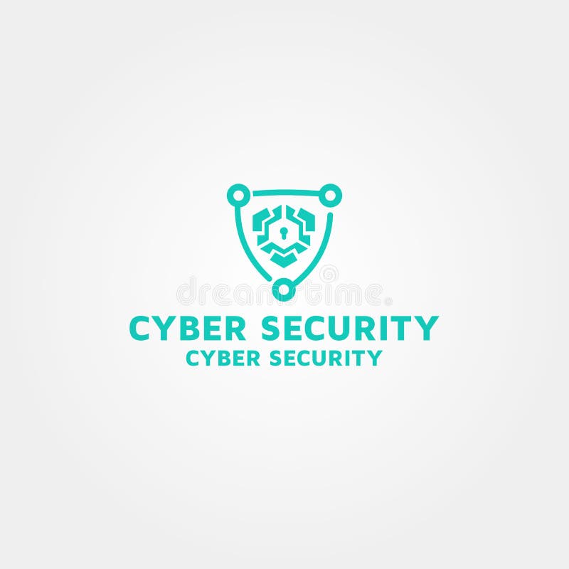 Cyber Security Logo Design Template Idea and Inspiration. Stock Vector ...