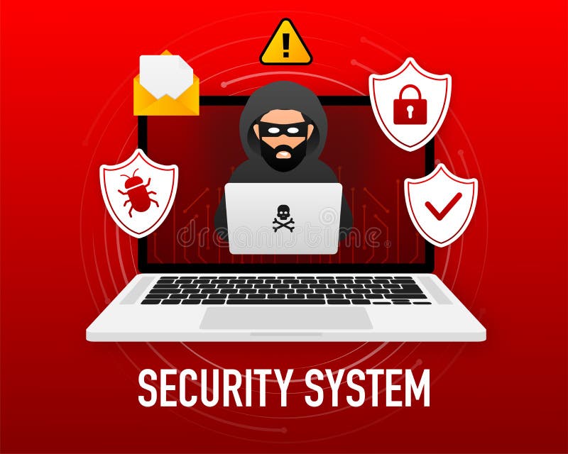 Cyber Security Vector Logo with Shield and Check Mark Stock Vector ...