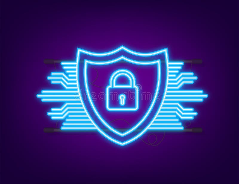 Internet neon concept. 3d. stock illustration. Illustration of ...