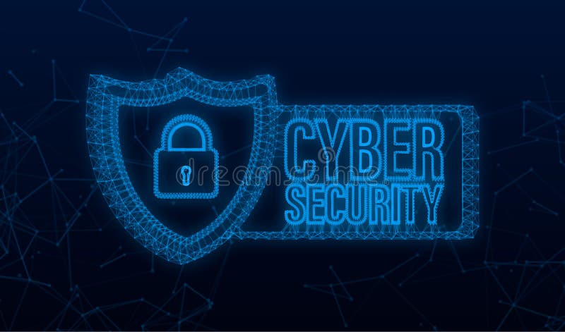 Cyber Security Vector Logo with Shield and Check Mark. Hands Holding ...