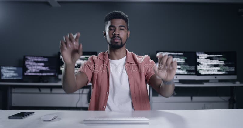 Cyber Security Virtual Screen And Man Programming For Software Development Information