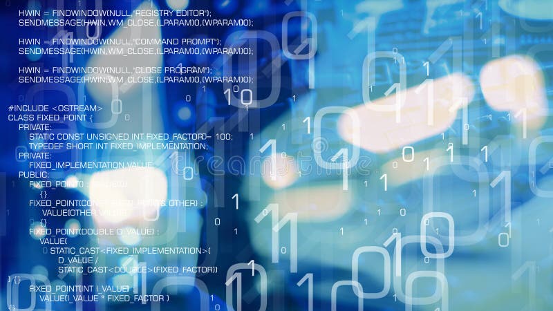 Cyber Security World Creative Background, Bank Computers Infected by ...