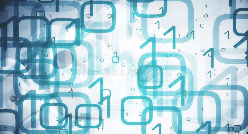 Cyber Space Concept Big Data Security Stock Photo - Image of virus ...