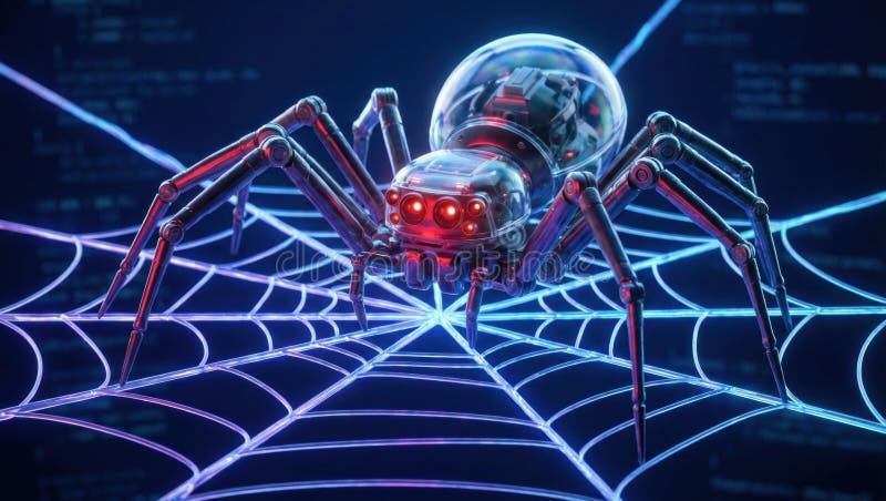 Cyber Security Spider Robot Network Stock Illustrations – 61 Cyber ...