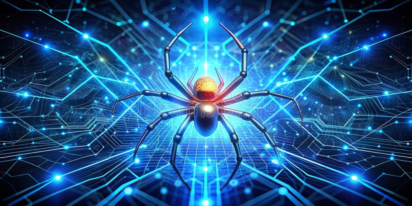 Cyber Spider Stock Illustrations – 1,330 Cyber Spider Stock ...