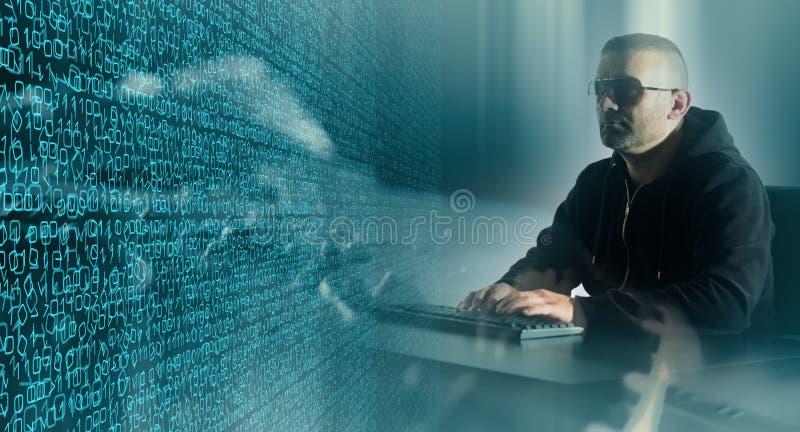 Cyber Thief Hacking Computer Network Stock Image Image Of Keyboard Programming 73046579