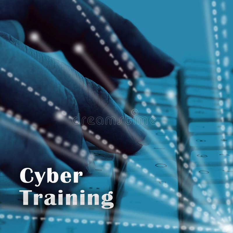 Cyber Training Virtual Web Class 3d Illustration Stock Illustration ...