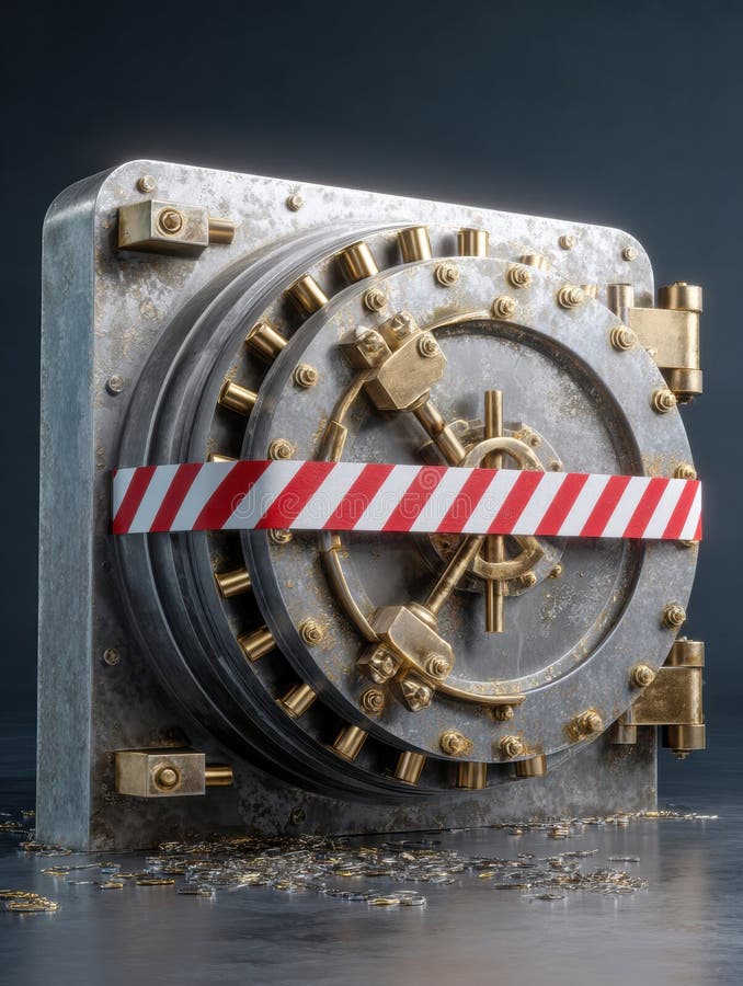 Cyber Vault with Warning Lock Breaking Open Showcases the Future of ...