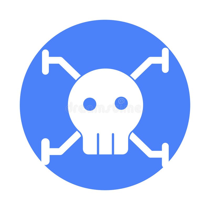 Cyber Virus Isolated Vector Icon Which Can Easily Modify or Edit Stock ...