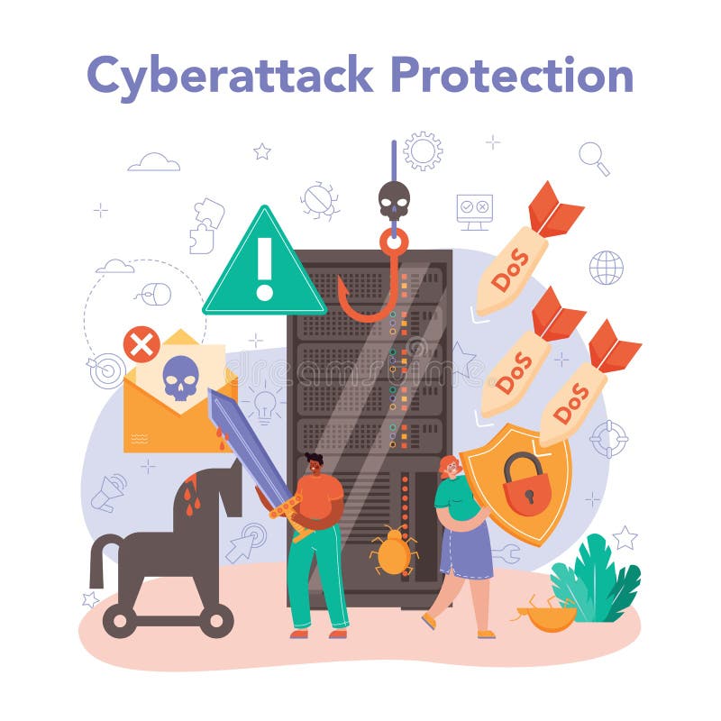 Cyber or Web Security. Digital Data Protection and Database Safety ...