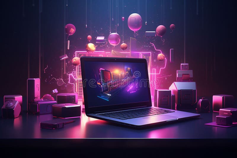 Cyber Week Instagram Live Event Teaser with Stock Illustration ...