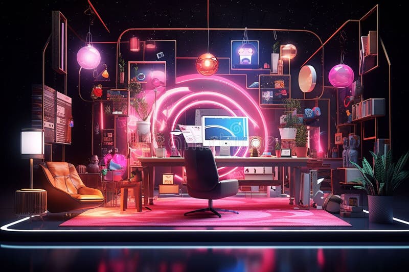 Cyber Week Instagram Live Event Teaser with Stock Illustration ...