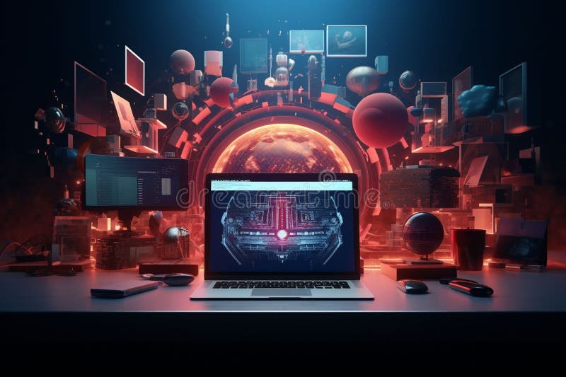 Cyber Week Instagram Live Event Teaser with Stock Illustration ...