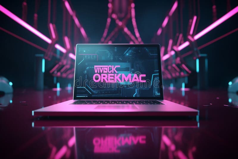 Cyber Week Social Media Banner with a Hightech Stock Illustration ...