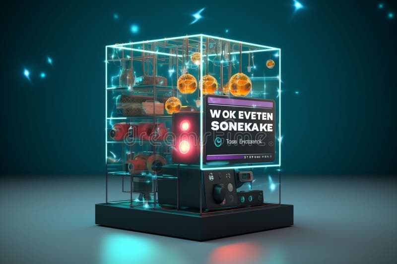 Cyber Week Social Media Template with Stock Illustration - Illustration ...