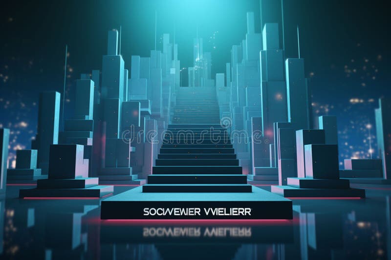 Cyber Week Social Media Template with Stock Illustration - Illustration ...