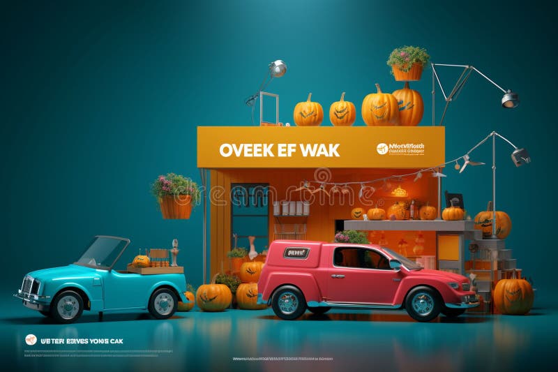 Cyber Week Social Media Template with Stock Illustration - Illustration ...