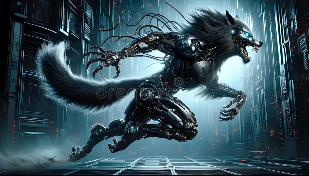 Cyber Werewolf Stock Illustrations – 55 Cyber Werewolf Stock ...