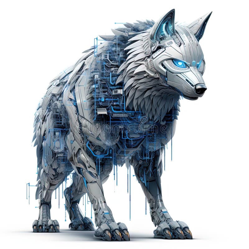 Cyber Wolf Stock Illustrations – 253 Cyber Wolf Stock Illustrations ...