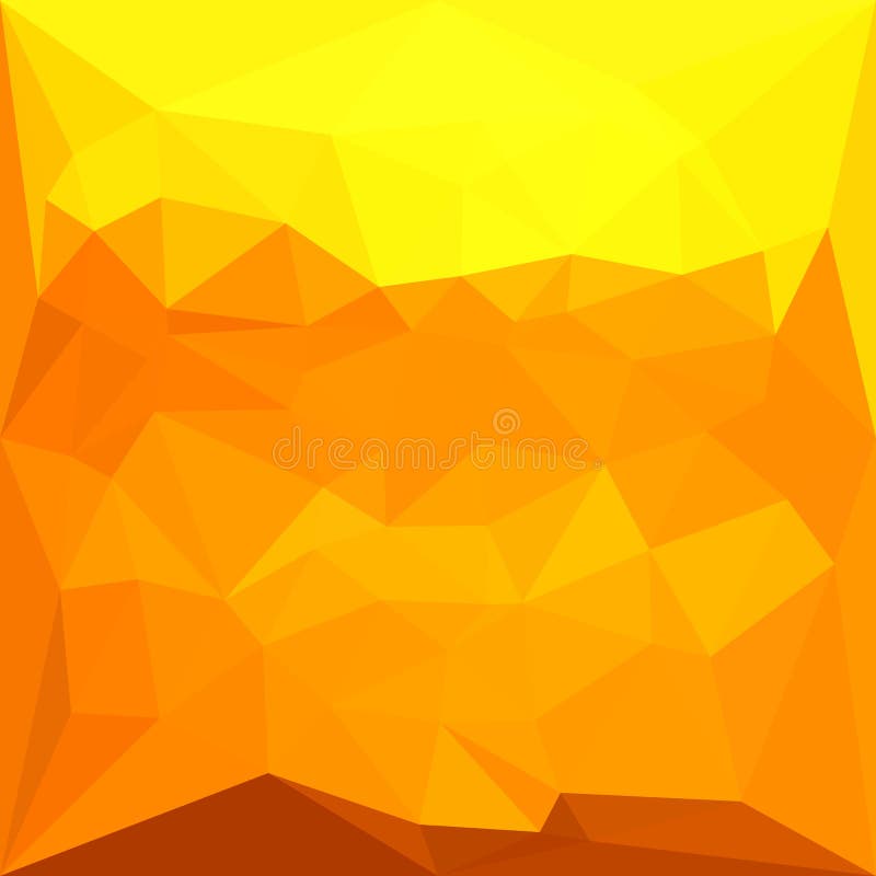 Cyber Yellow Abstract Low Polygon Background Stock Vector ...