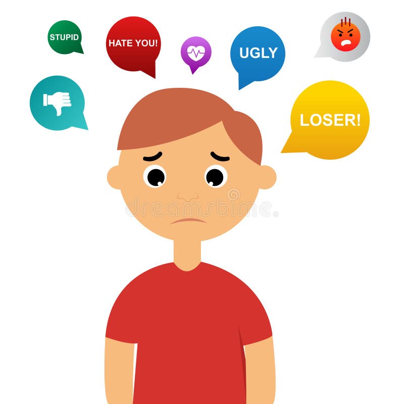 Cyberbully Vector Illustration Art Design Stock Illustration ...