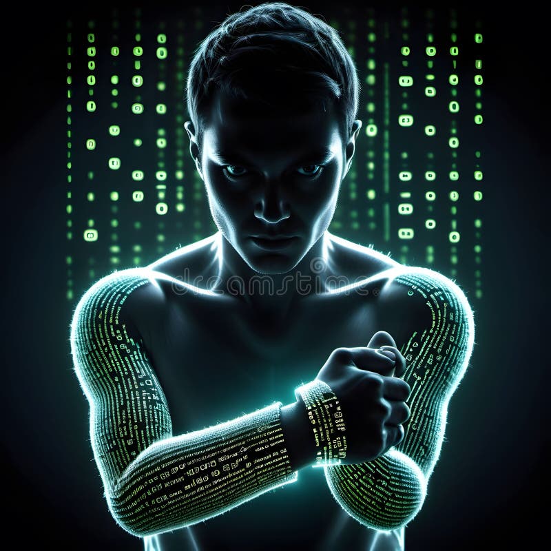 Cybercrime Arrest in Progress_AI Generated Stock Illustration ...