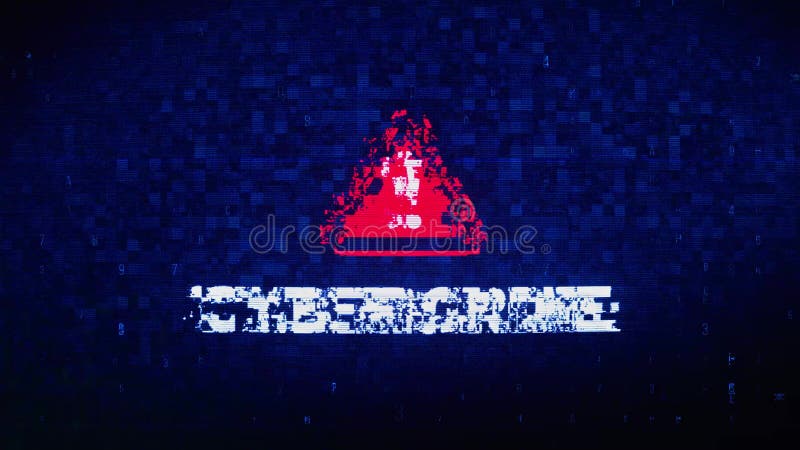 Cybercrime Text Digital Noise Twitch Glitch Distortion Effect Error ... Cybercrime Text Digital Noise Twitch Glitch Distortion Effect Error ...