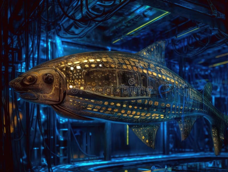 Cybernetic Fish Stock Illustrations – 55 Cybernetic Fish Stock ...