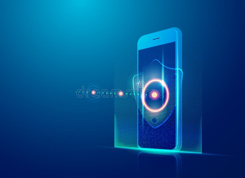 CyberMobile stock vector. Illustration of antivirus - 196978057