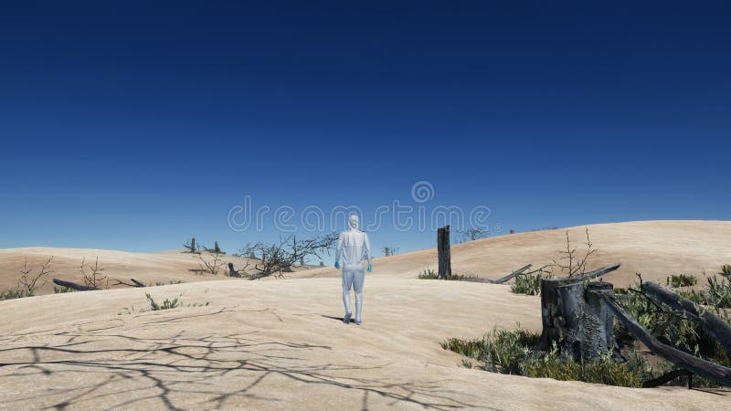 Cybernetic Desert City, Landscape of an Immersive Virtual Environment ...
