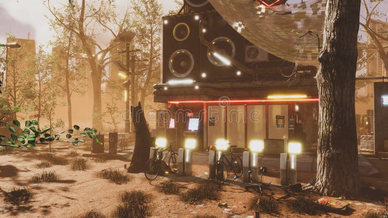 Cybernetic Desert City, Landscape of an Immersive Virtual Environment ...